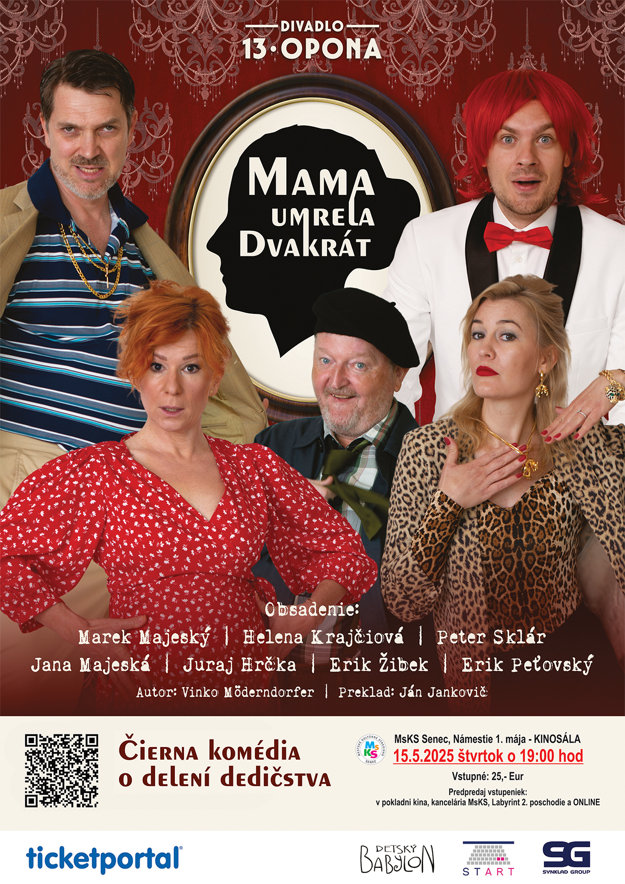 Divadlo 13. opona: Mama umrela dvakrát | Senec