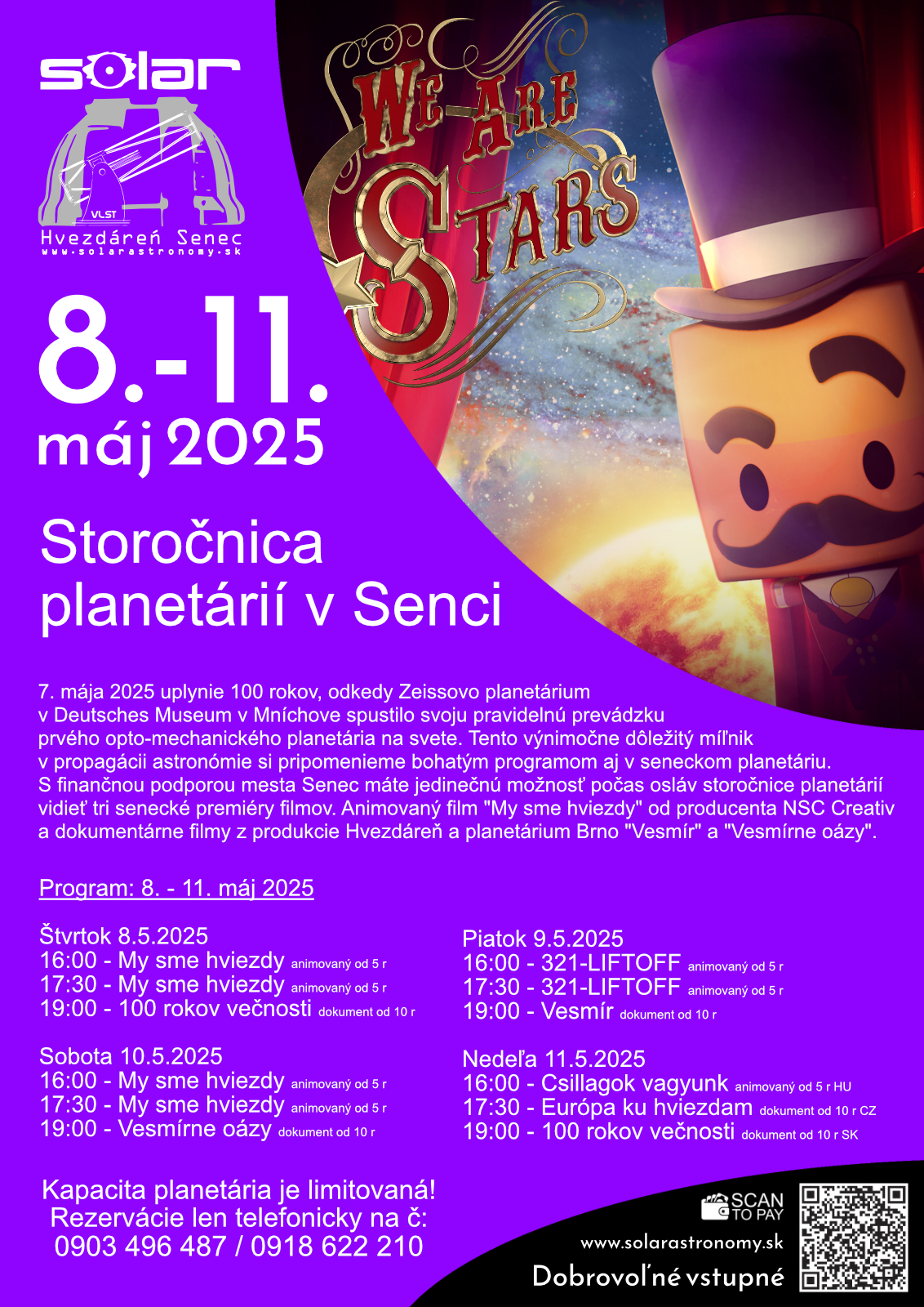 Storočnica planetárií v Senci | Senec
