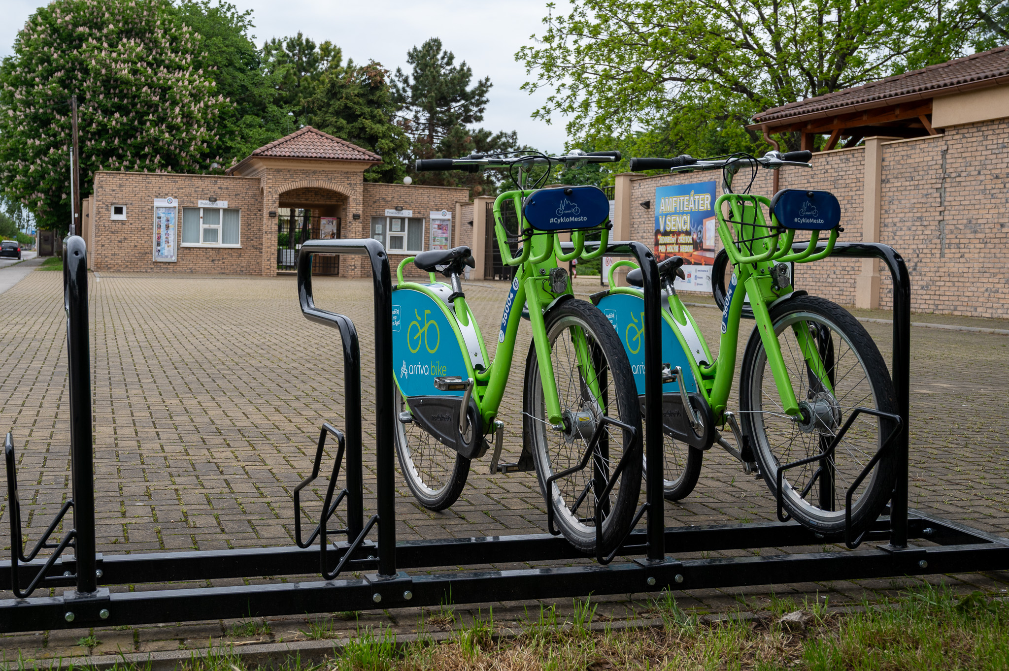 Nové stanovište arriva.bike pri Amfiteátri | Senec